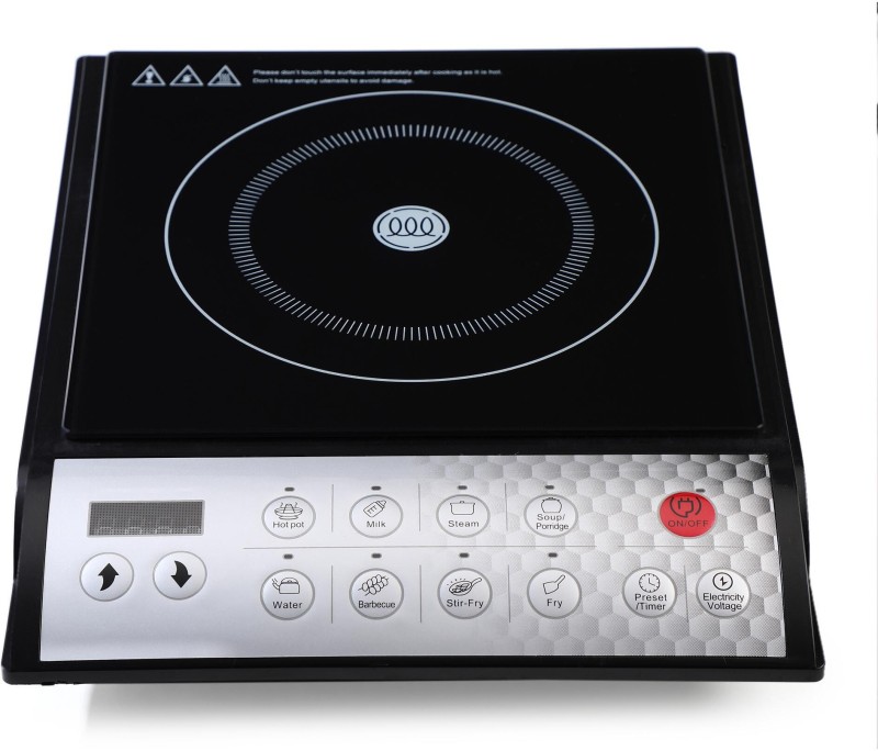 REZEK 2000 W Induction Cooktop Push Button(Black, 2000W Smart Push ...